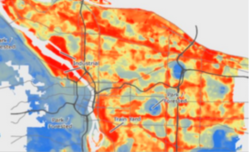 Mitigating Urban Heat Islands and Flood Risks in Portland through Tree ...