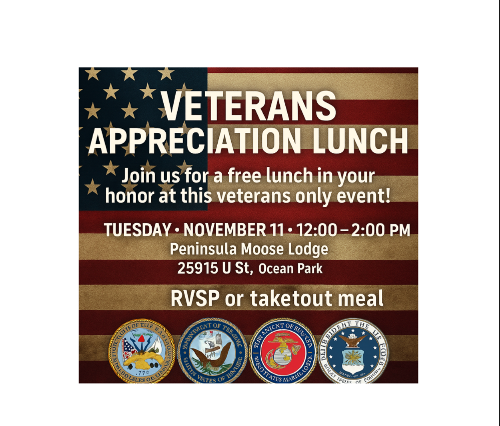 Veterans Appreciation Lunch in Ocean Park Honors Those Who Served ...