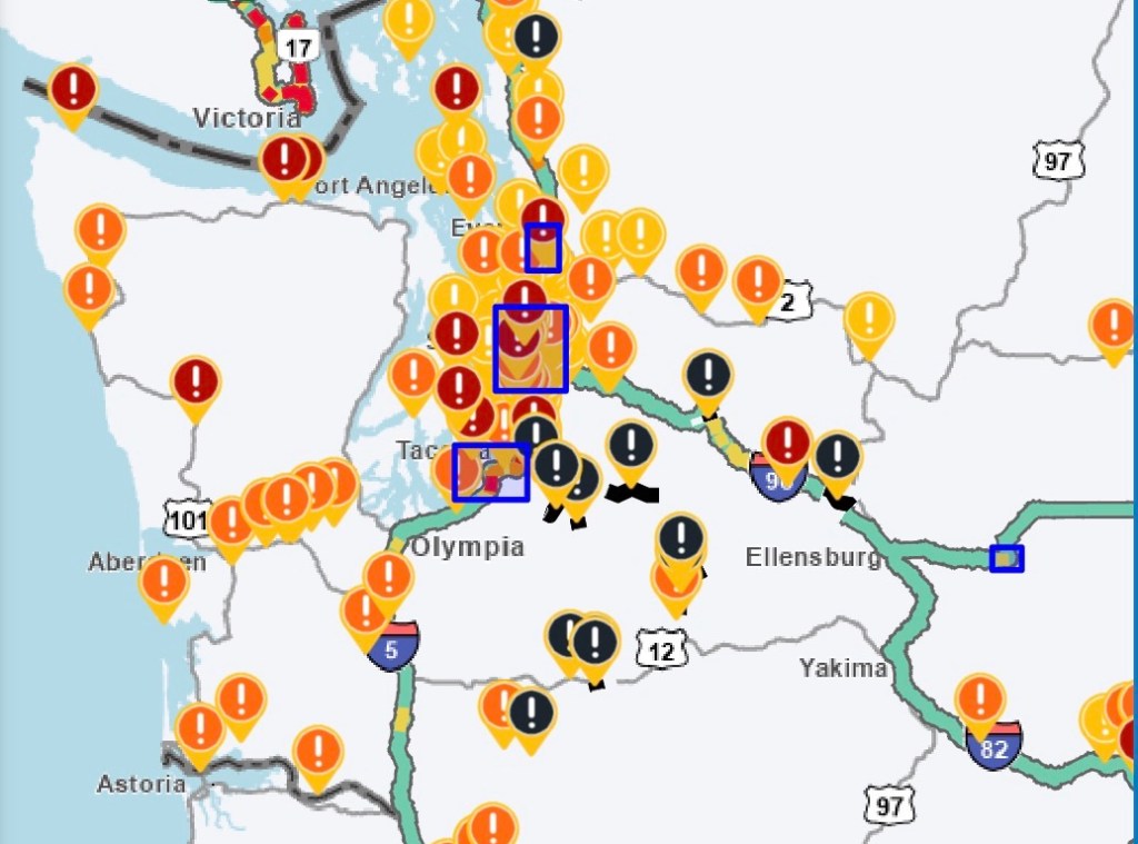 Washington State Flood Emergency: Officials Urge Drivers to Stay Off ...